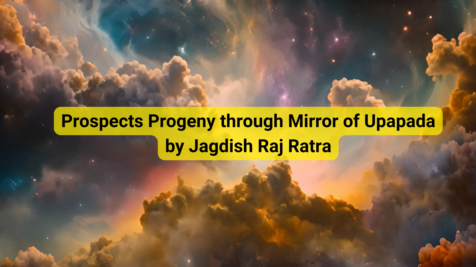 Prospects Progeny through Mirror of Upapada by Jagdish Raj Ratra ...